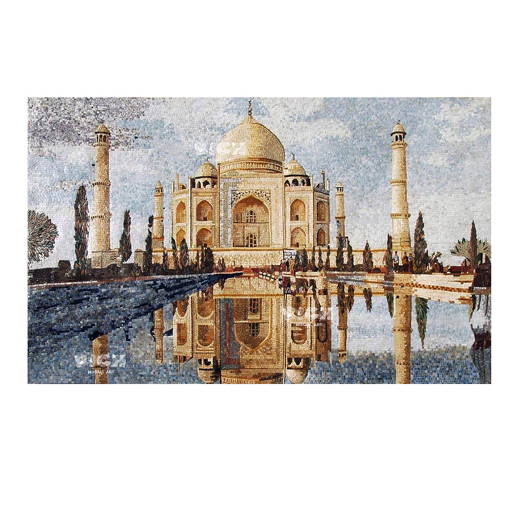 Pintura Abstracta Del Taj Mahal