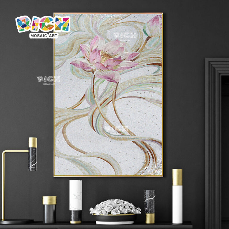 Flower Mural Mosaic Art – Rich Mosaic Art